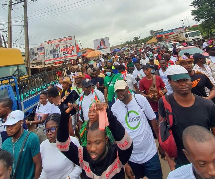 PHOTOS: Thousands of Peter Obi supporters hold solidarity rally in ...